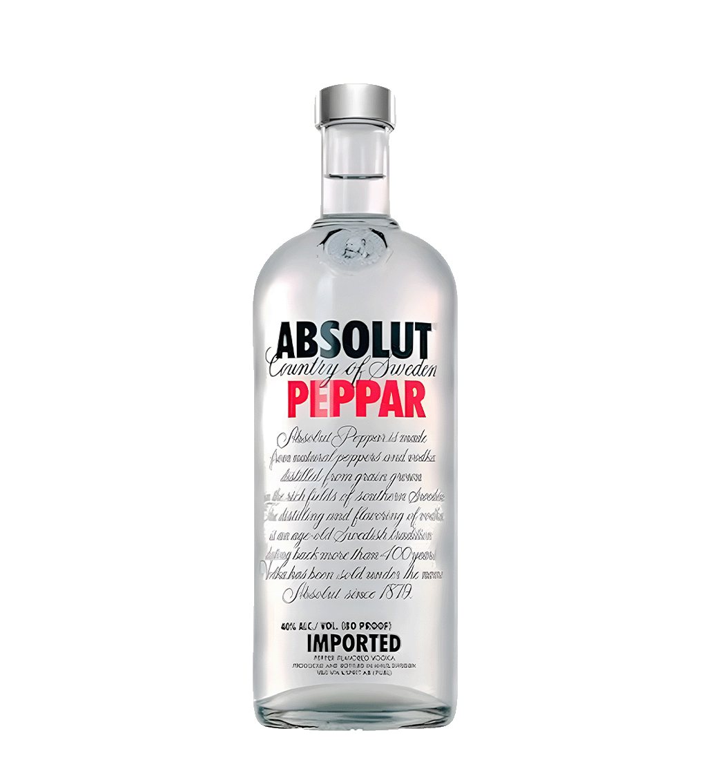 Absolut Peppar Vodka 1L - Buy online at best price | Premium Cellars ...