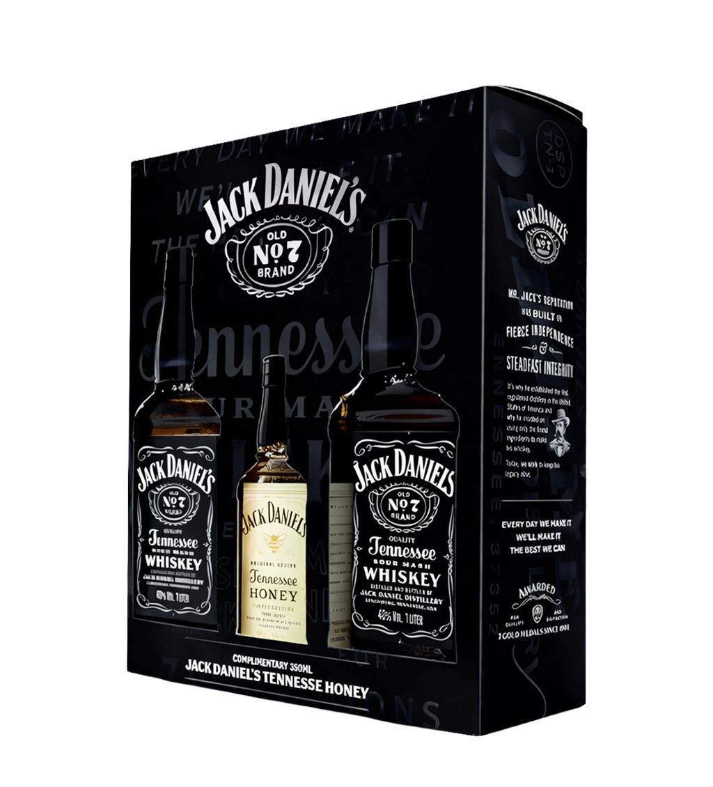 Jack Daniel's 2L + 350ml Honey Whisky Pack - Buy online at best price ...