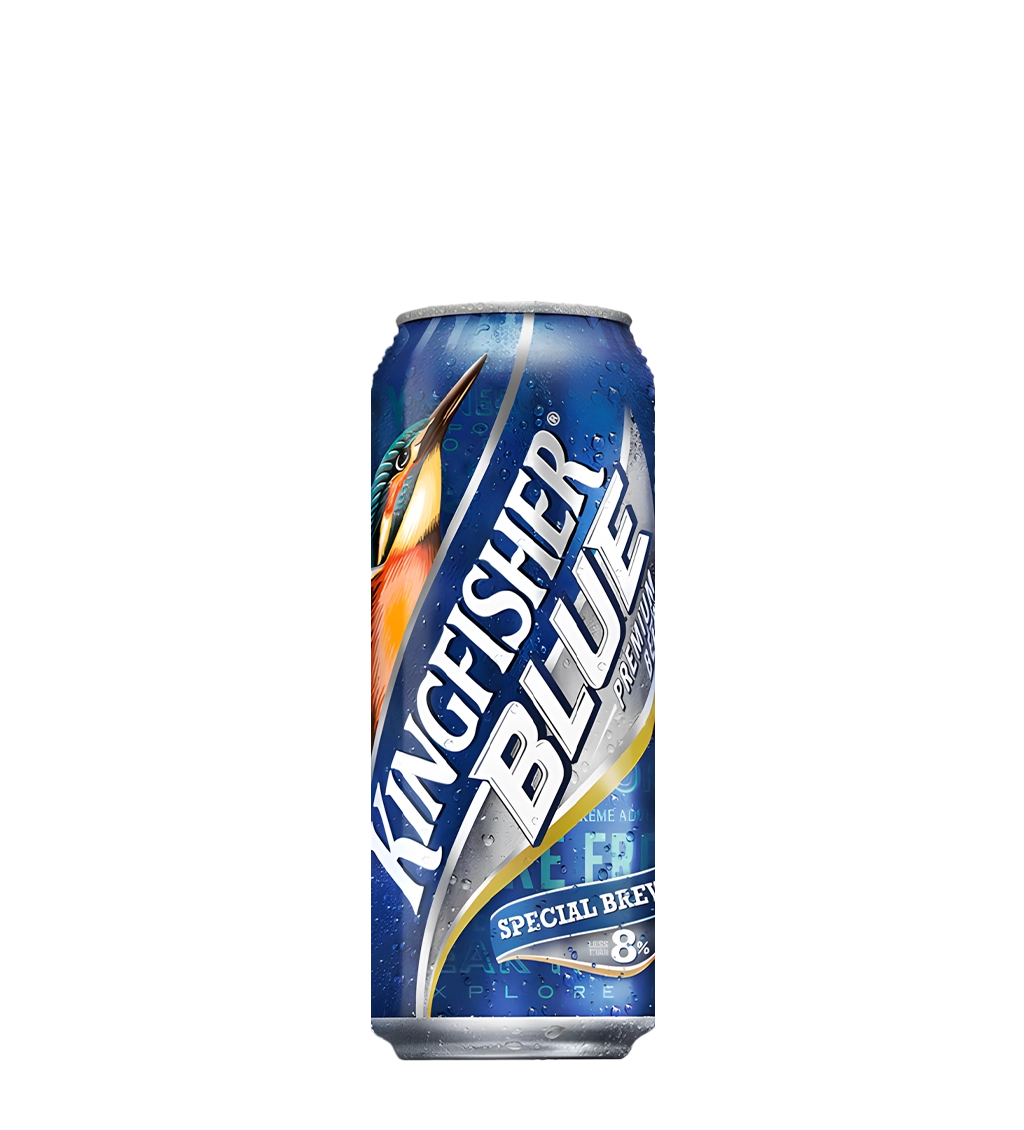 Kingfisher Blue Beer Can 500ml - Buy online at best price | Premium ...