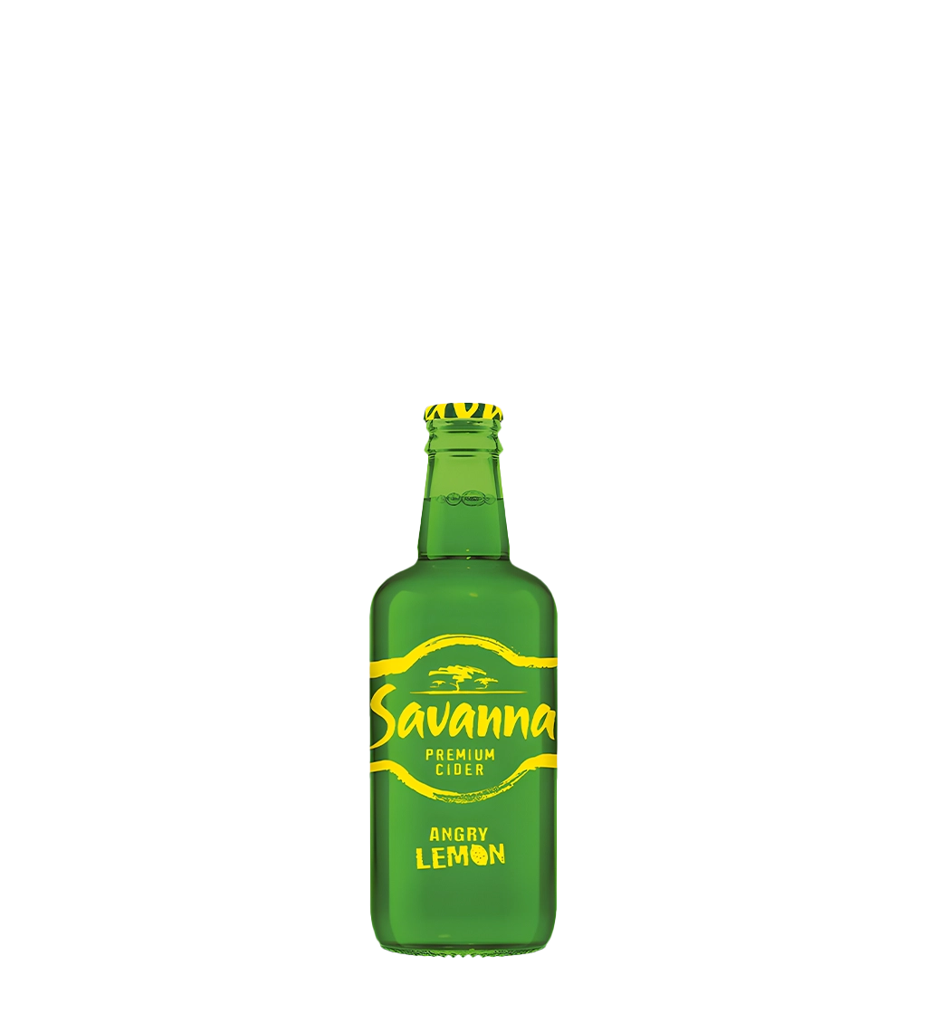 Savanna Angry Lemon Cider 330ml Bottle Case 24pc - Buy online at best ...