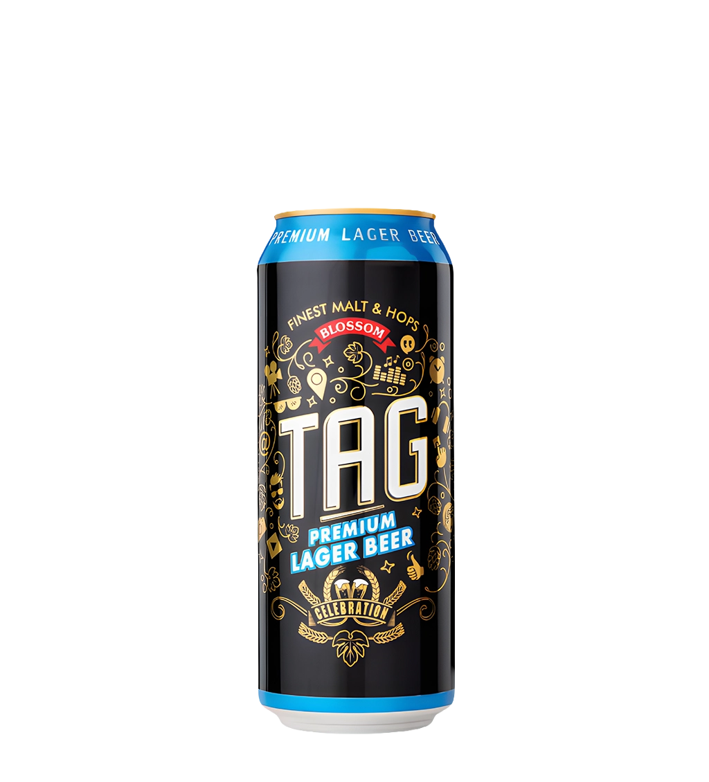 Tag Premium Lager Beer Can 500ml - Buy online at best price | Premium ...