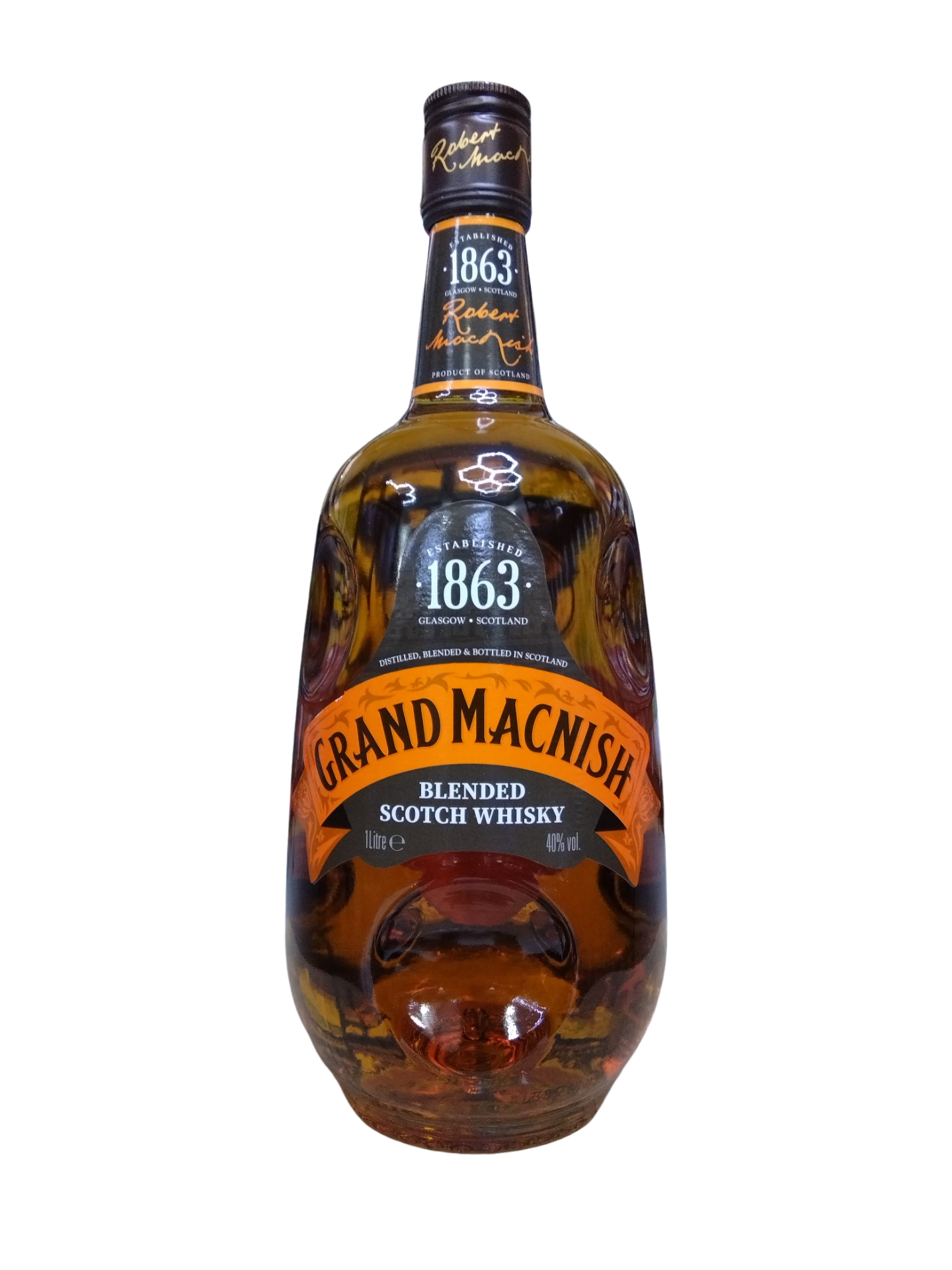 GRAND MACNISH ORIGINAL SCOTCH 1LTR – Premium Cellars L.L.C