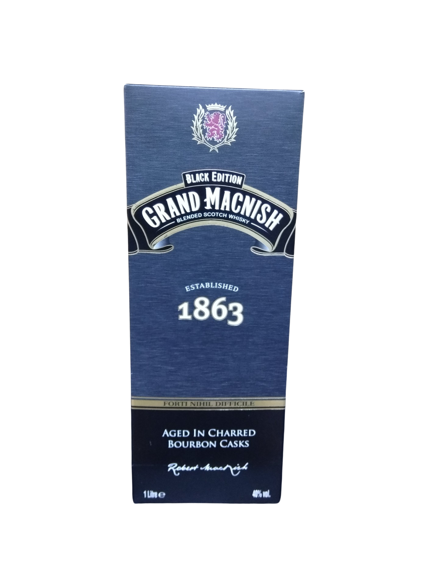 Grand Macnish Black Edition 1Ltr – Premium Cellars