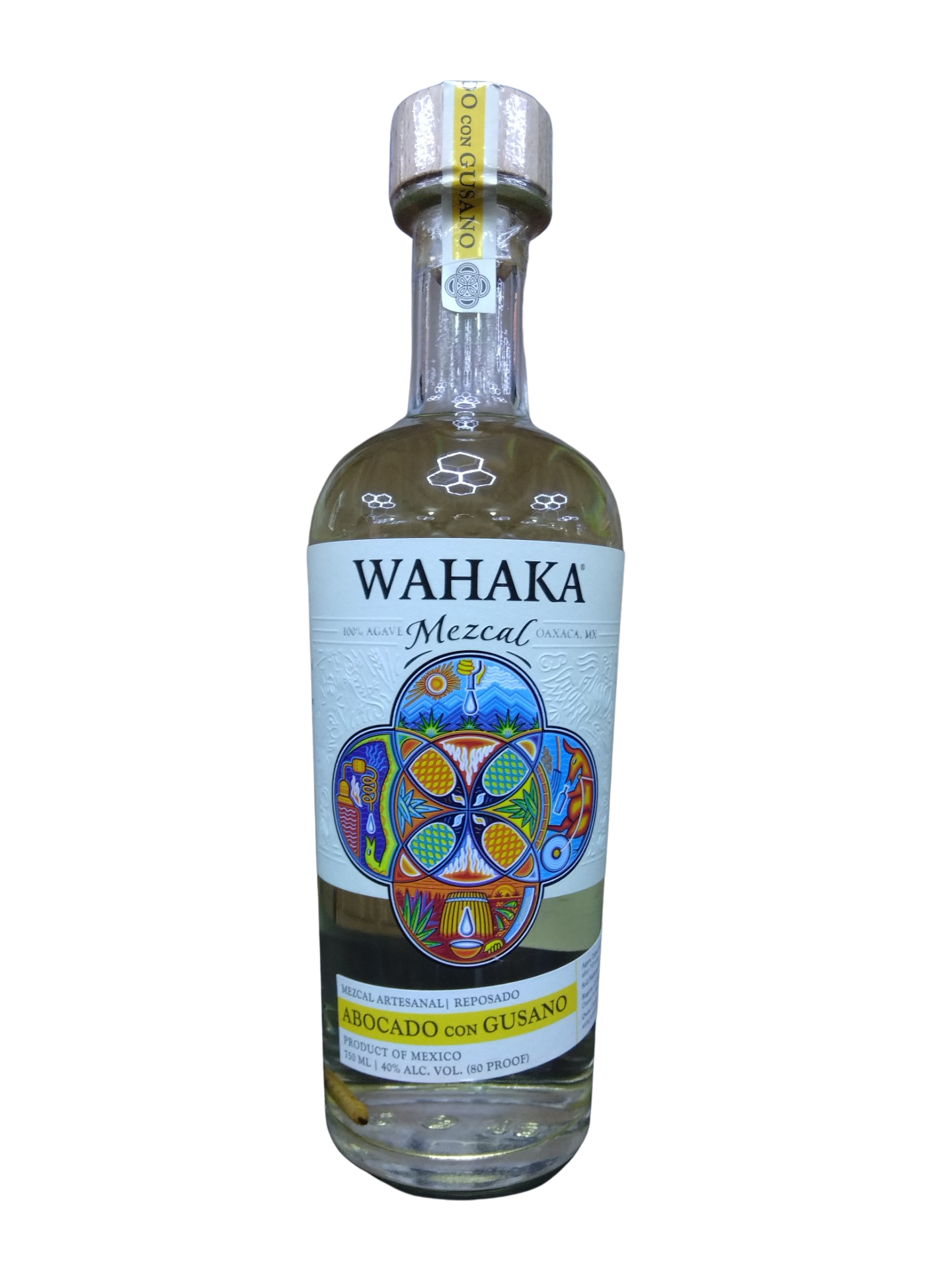 WAHAKA REPOSADO CON GUSANO 75CL – Premium Cellars L.L.C