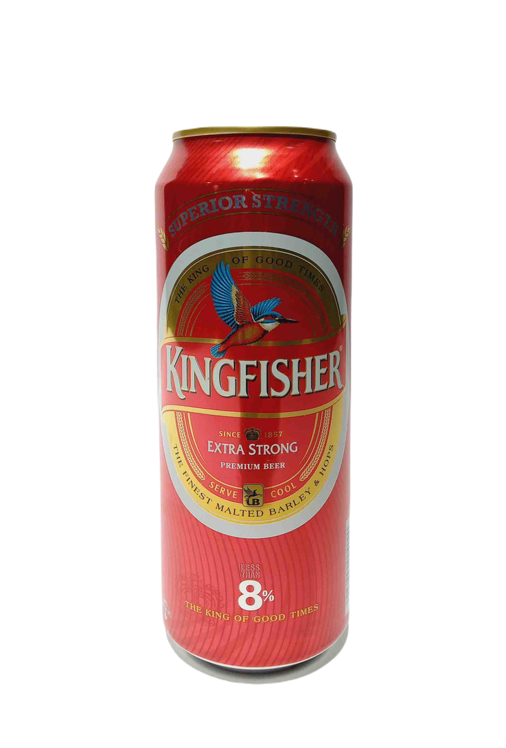 KINGFISHER EXTRA STRONG BEER CANS 50CL – Premium Cellars